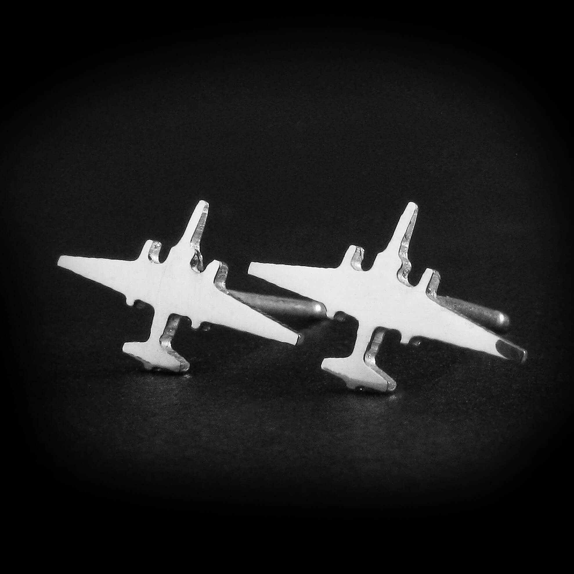 U-2 Dragon Lady Military Jet Fighter Stud Earrings